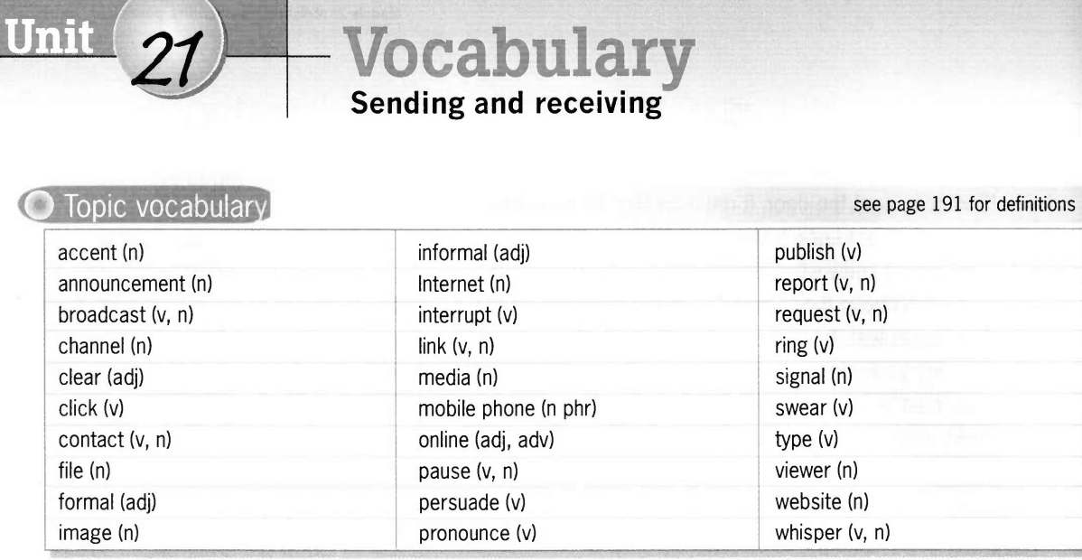 Vocabulary Unit 21 destination b1 – britkids.fun